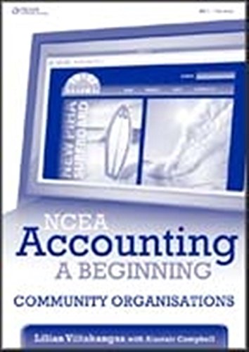 NCEA Accounting - A Beginning Level One: Community Organisations ...