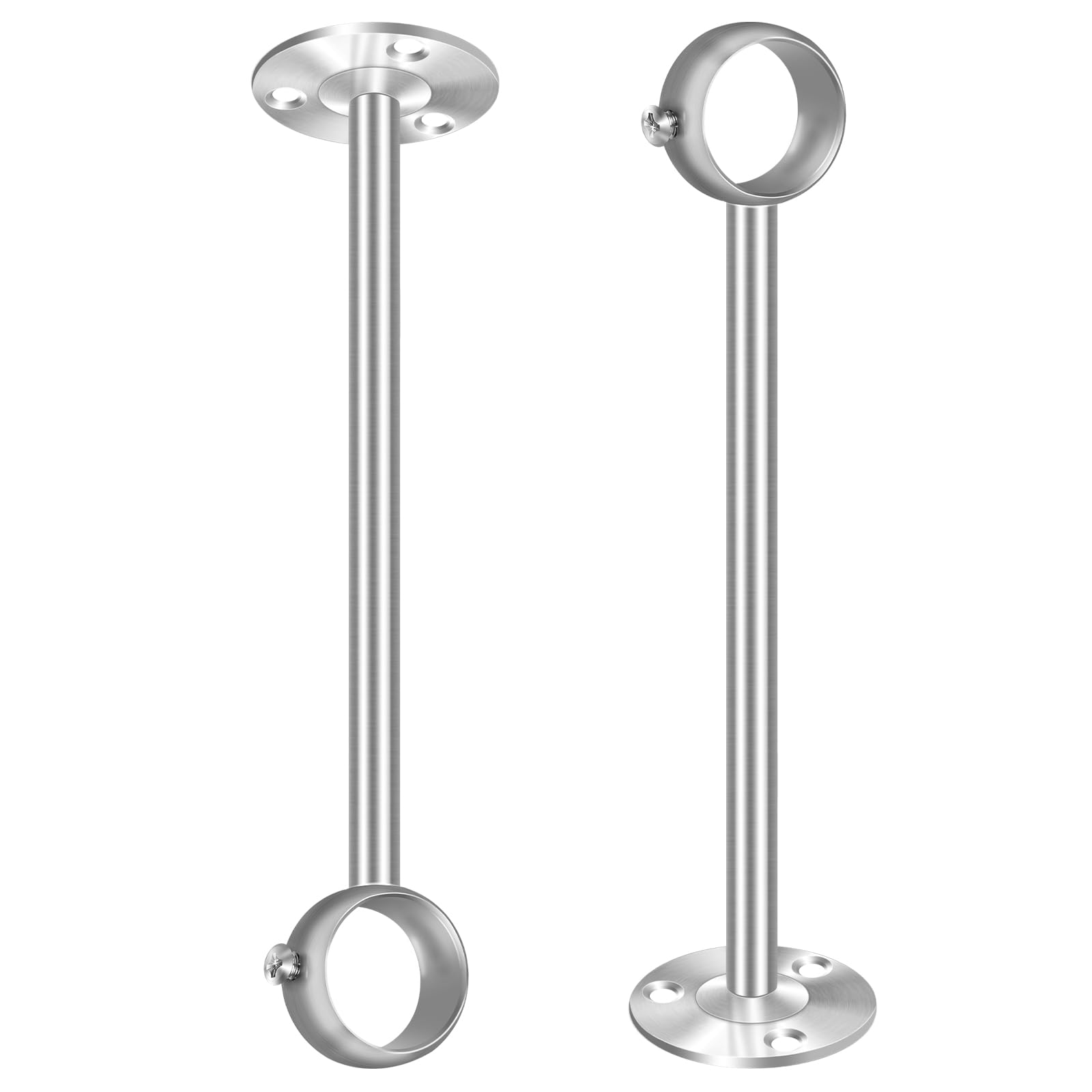 Amazon.com: 10 Inch Ceiling Curtain Rod Brackets, Heavy Duty Ceiling ...