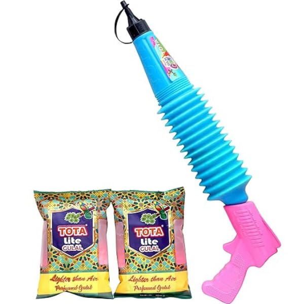 Buy VeeCraft Herbal Holi Magic Gulal Gun, Gulal Shooter, Gulal Pichkari ...