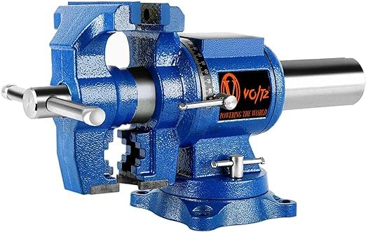 VOLTZ 6" Vise Multipurpose Vise Bench Vise Heavy Duty Multi-Jaw Vise ...
