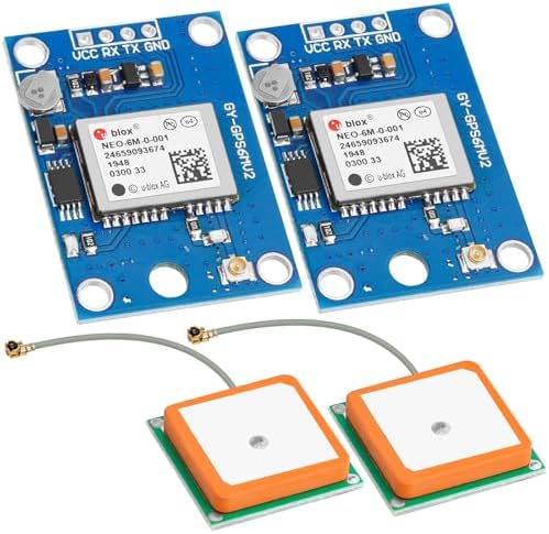 2 Pack GY-NEO6MV2 NEO-6M GPS Flight Controller Module 3V-5V with Super ...