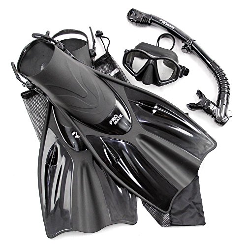 Snapklik.com : Promate Spectrum Snorkeling Fins Mask Snorkel Set