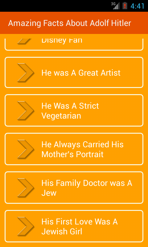 Aplicación Amazing Facts About Adolf Hitler en Amazon Appstore