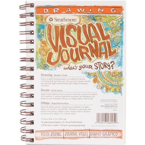 Strathmore Visual Journal Spiral Bound 5.5"X8"-100 Drawing by Notions ...