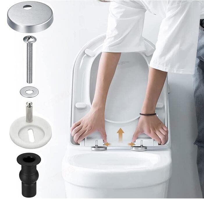 DBOO 2 Pack Quick Release Toilet Seat Fixings – Quick Release Soft ...
