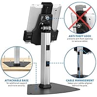 Amazon.com: Mount-It! Secure Universal Tablet Kiosk POS - Locking ...
