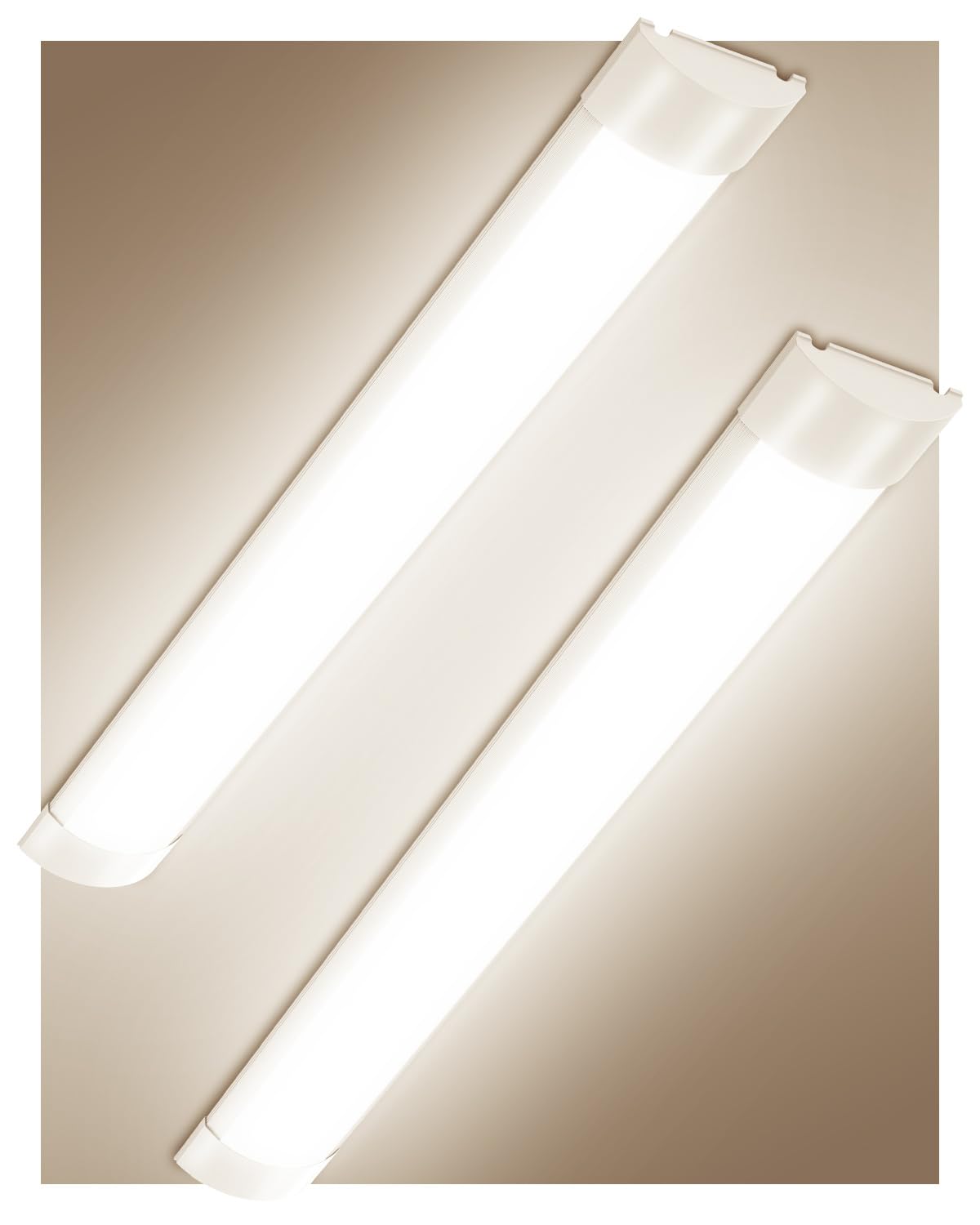 Sararoom 2Packs 3FT 30W LED Batten Light - 4500K Neutral White LED Tube ...