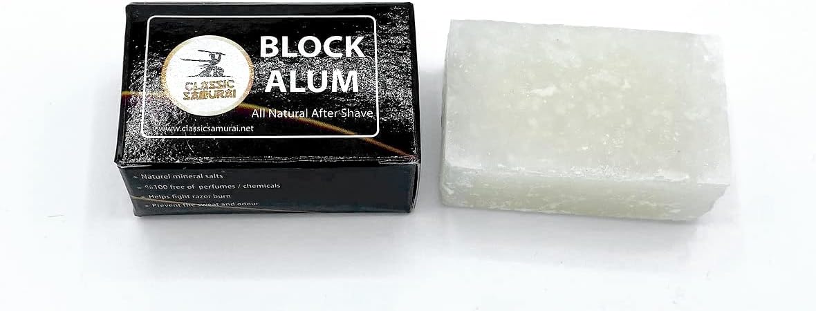 Amazon.com: Classic Samurai Block Alum Post-Shave Stone 2.5oz (70gr ...