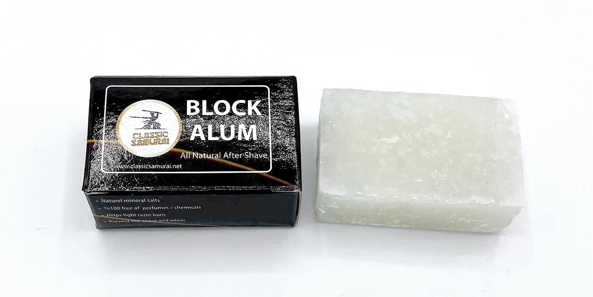 Amazon.com: Classic Samurai Block Alum Post-Shave Stone 2.5oz (70gr ...