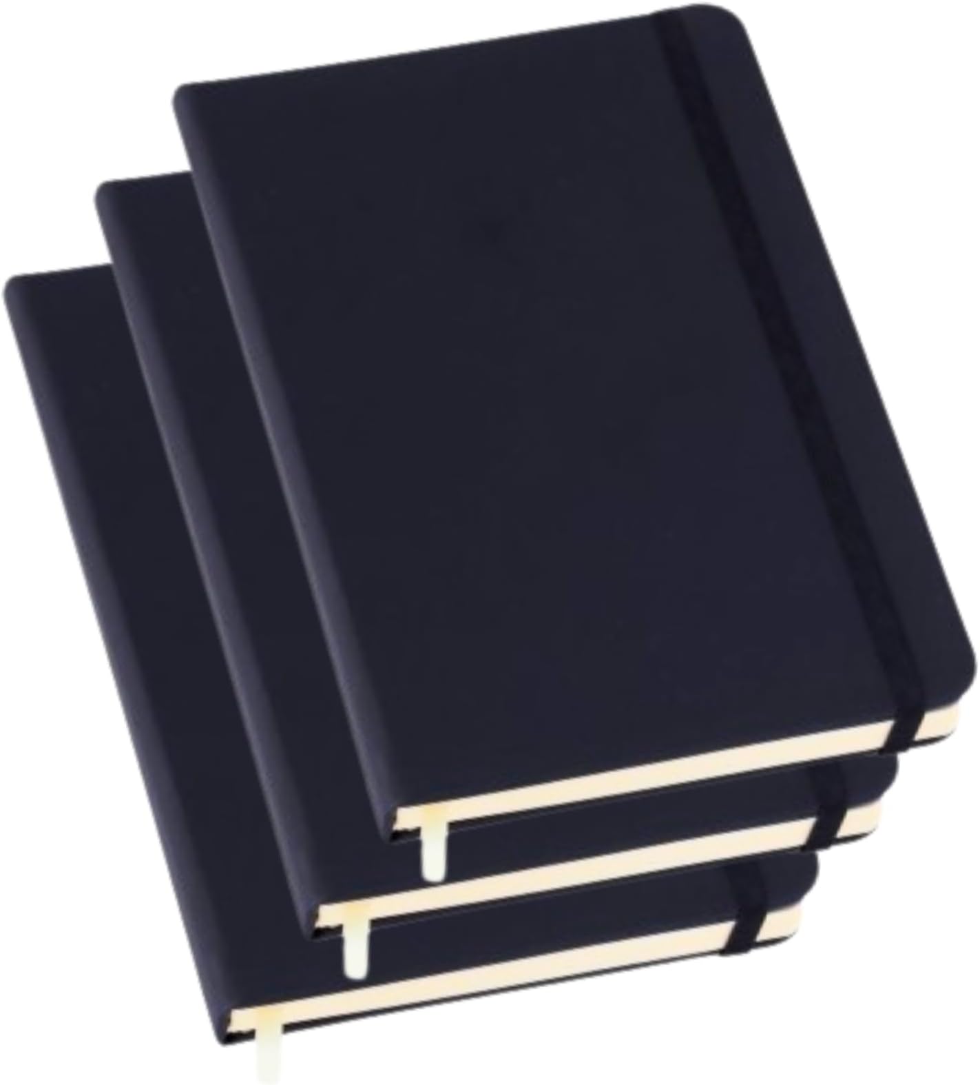 Kit 3 Caderneta Anotações Capa Dura Moleskine Pautada ou Sem Pauta com ...