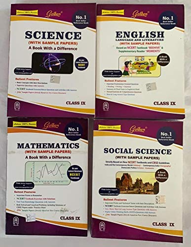 Banyan Books-Golden Guide with Sample Papers, Set of 4 Books-English ...