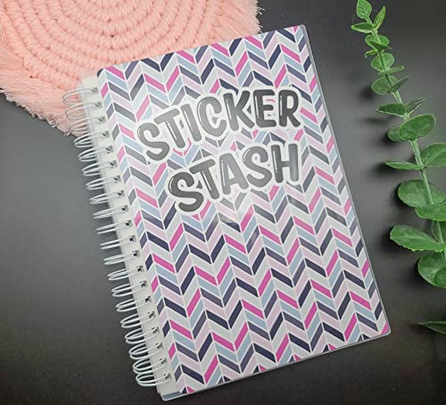 Amazon.com: 5x7" Reusable Sticker Book, 50 Pages, Planner Stickers ...