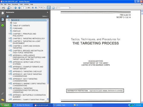 Tactics, Techniques, And Procedures For The Targeting Process (U.S ...