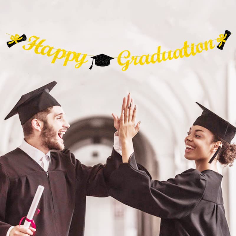 Happy Graduation Bunting Banners Hanging Garland For College School ...