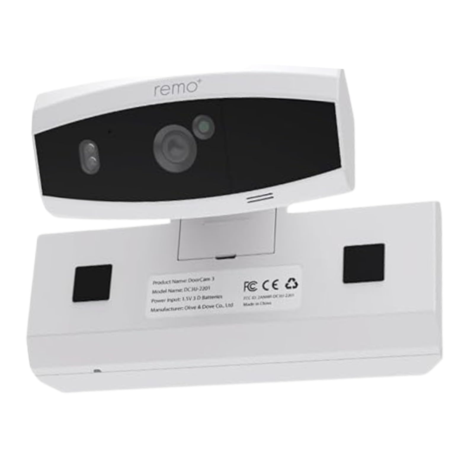 Amazon.com : Remo+ DoorCam 3 Base Over-The-Door Wireless Security ...