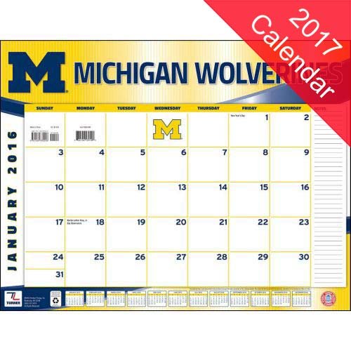 Amazon.com: Michigan Wolverines 2017 Calendar: 9781469340609: Lang ...