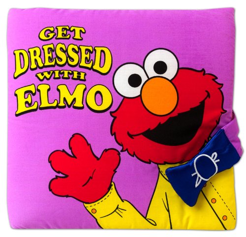 Sesame Street Get Dressed with Elmo 8"x8" Cloth Book: SoftPlay ...