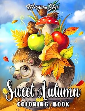 Amazon.com: Cute Autumn: A Coloring Book for Adults and Kids Featuring ...
