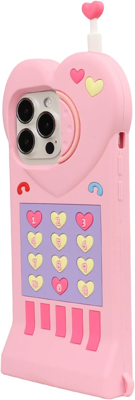 Amazon.com: Tqswdmb Cute Retro Classic Cellular Phone Shaped Case for ...