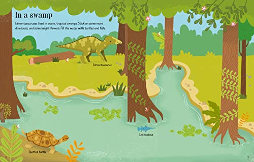 Snapklik.com : First Sticker Book Dinosaurs