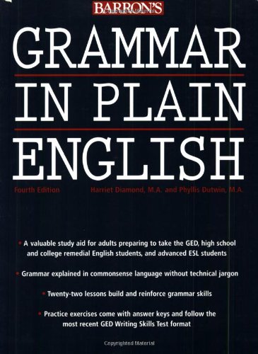 Amazon.com: Grammar in Plain English: Diamond, Harriet, Dutwin, Phyllis: Books