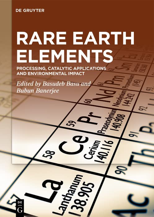 Rare Earth Elements: Processing, Catalytic Applications and ...