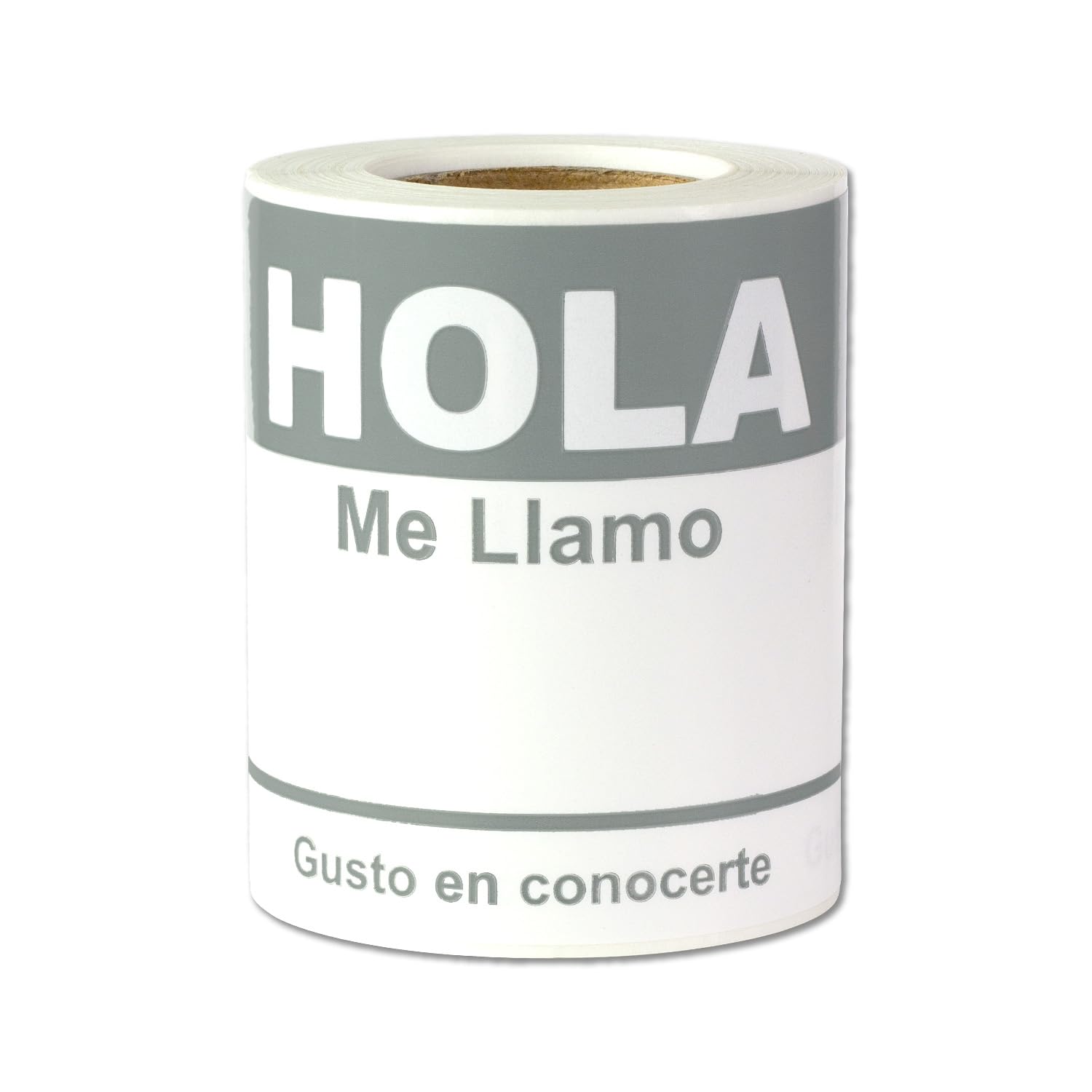 Amazon.com : 100 Labels - Hola Me Llamo Labels (4 x 2.3 inch) Spanish ...