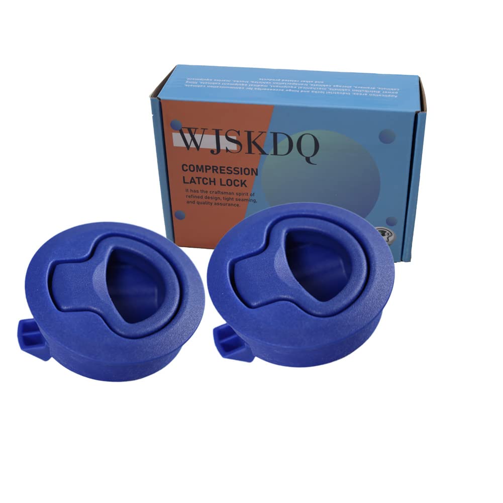 Snapklik.com : 2PCS 2 Flush Pull Slam Latch Marine Latch Boat Deck ...