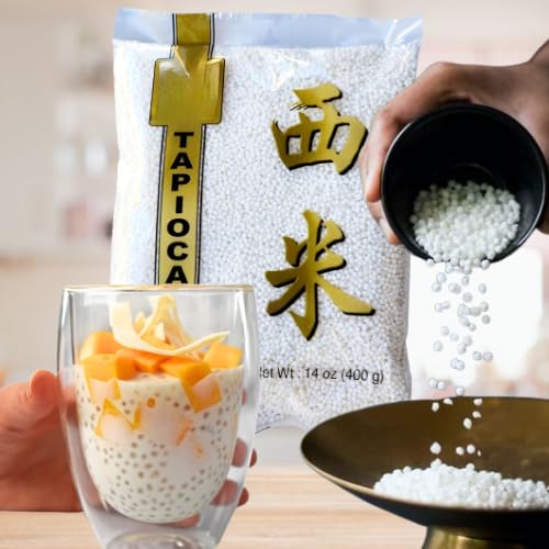 Amazon.com: Small Tapioca Pearls (Mini Sago Balls / 小珍珠 / Sagu Bola ...