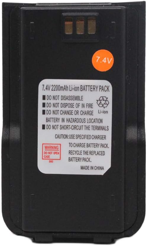 Amazon.com: Retevis RT3S 2000mAh Battery Two Way Radio Battery ...