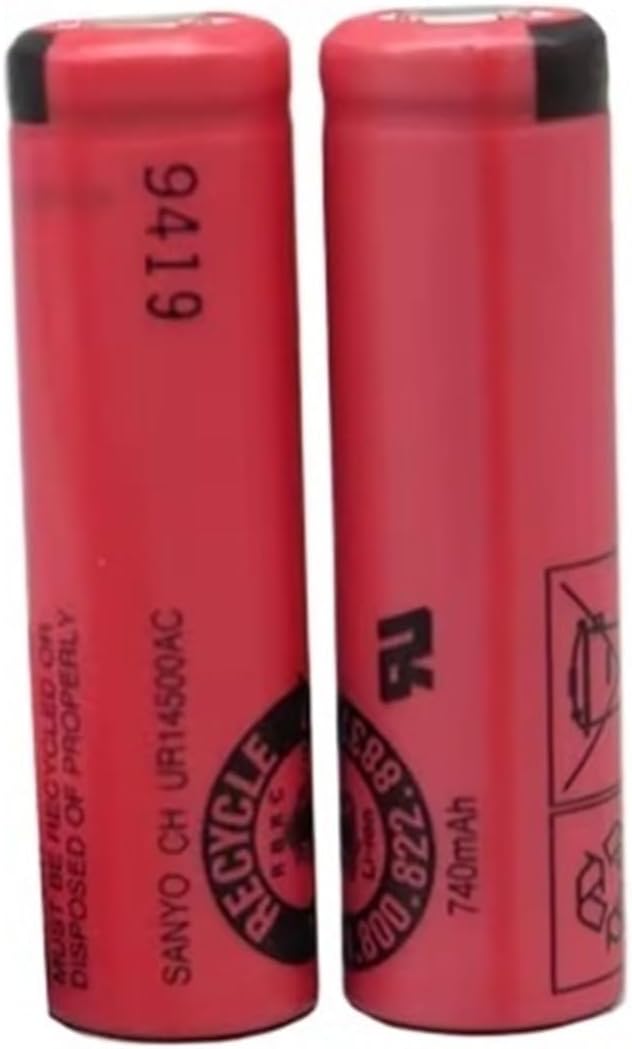 Amazon.com: facaila 2PCS UR14500AC 3.7V 740mAh Battery Compatible for ...