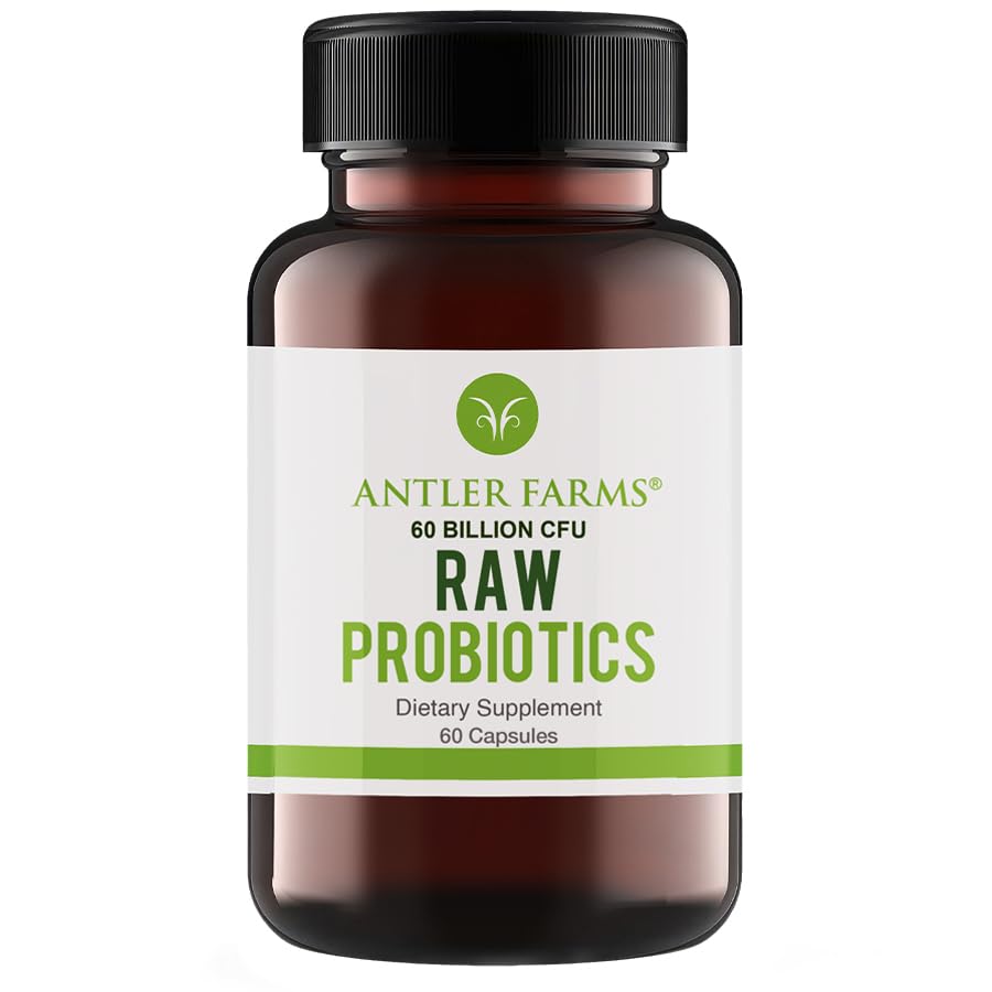 Amazon.com: Antler Farms - Raw Probiotics for Digestive Health 60 ...