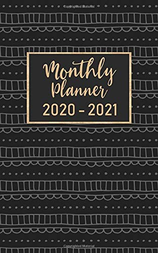 monthly planner 2020-2021: 2 year calendar pocket planner ( 5 x 8 ...