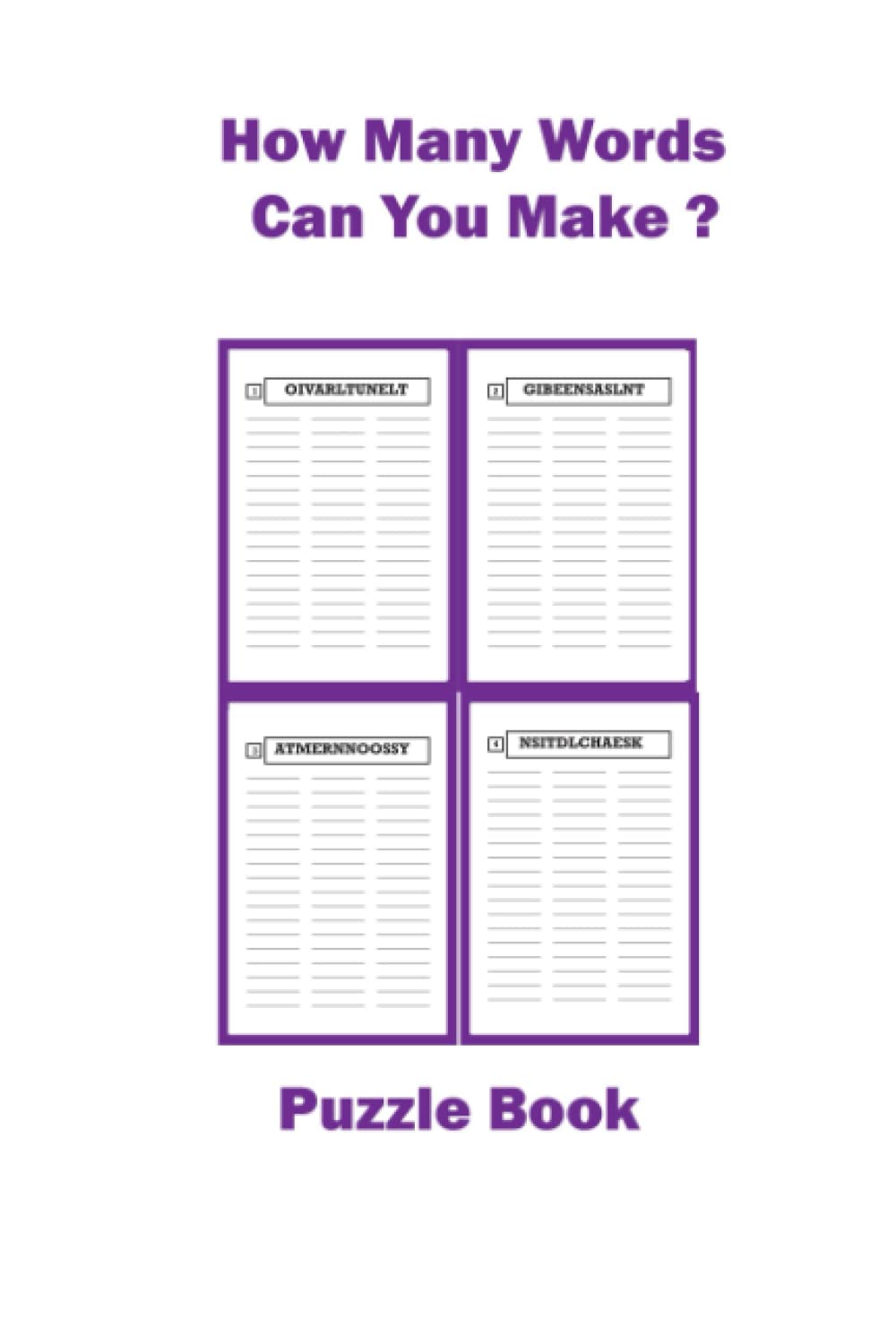 How Many Words Can You Make?: A Puzzle Book With 100 Puzzles: Rhodes ...