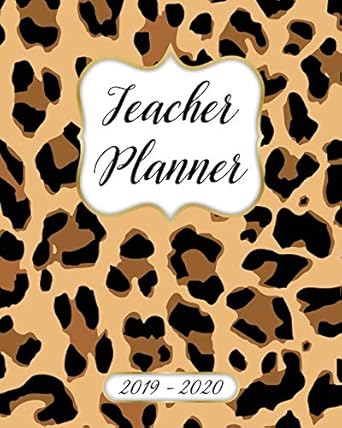 Teacher Planner 2019-2020 Lesson Plan Book: Weekly and Monthly Monday ...