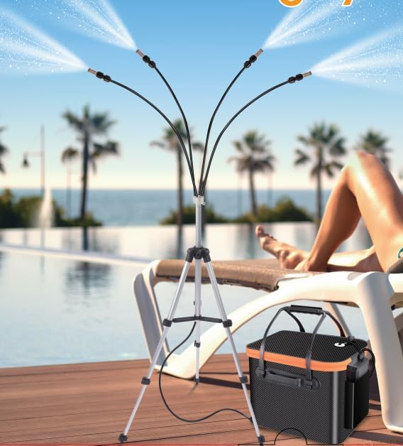 Amazon.com: Ausic Misting System Tripod : Patio, Lawn & Garden