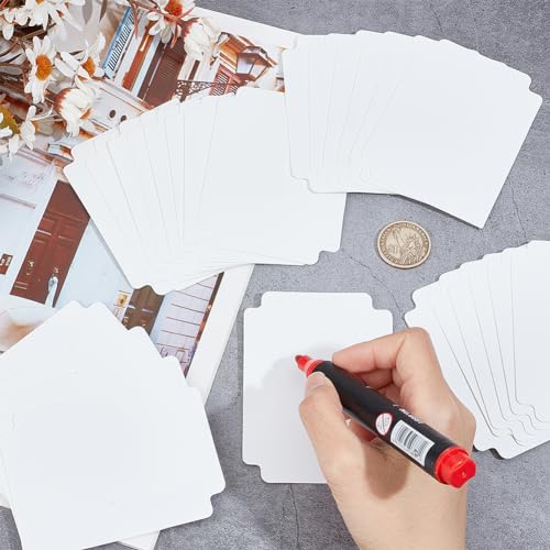CRASPIRE 40sheets Trading Card Dividers White Card Separator Card ...