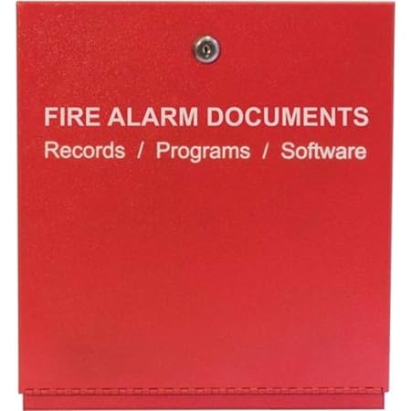Amazon.com: Fire Systems/Alarm Documents Box - 14" x 11" Acrylic Fire ...