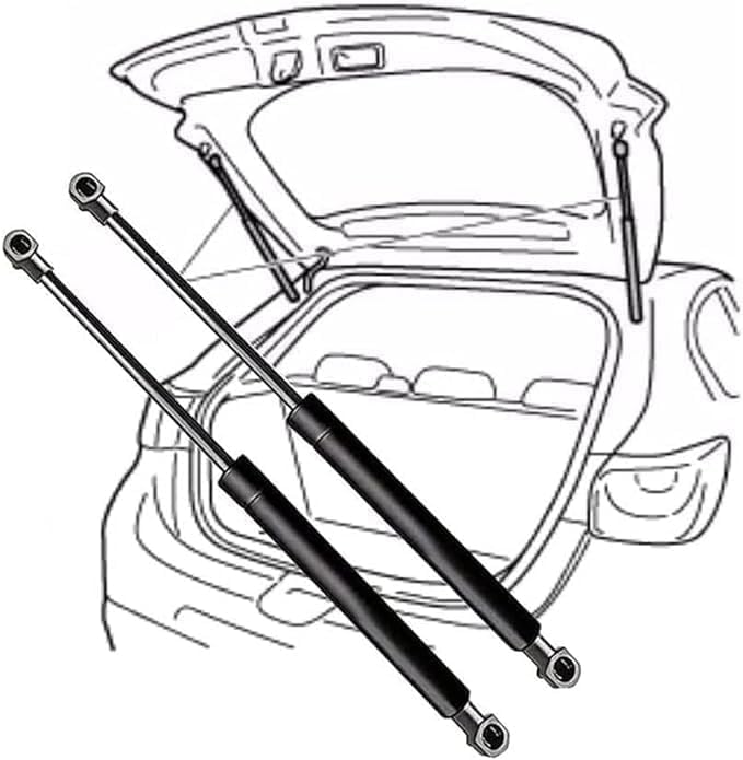 gxybr 2 Pcs Gas Struts Lift Springs Rear Tailgate Boot For Hyundai ...