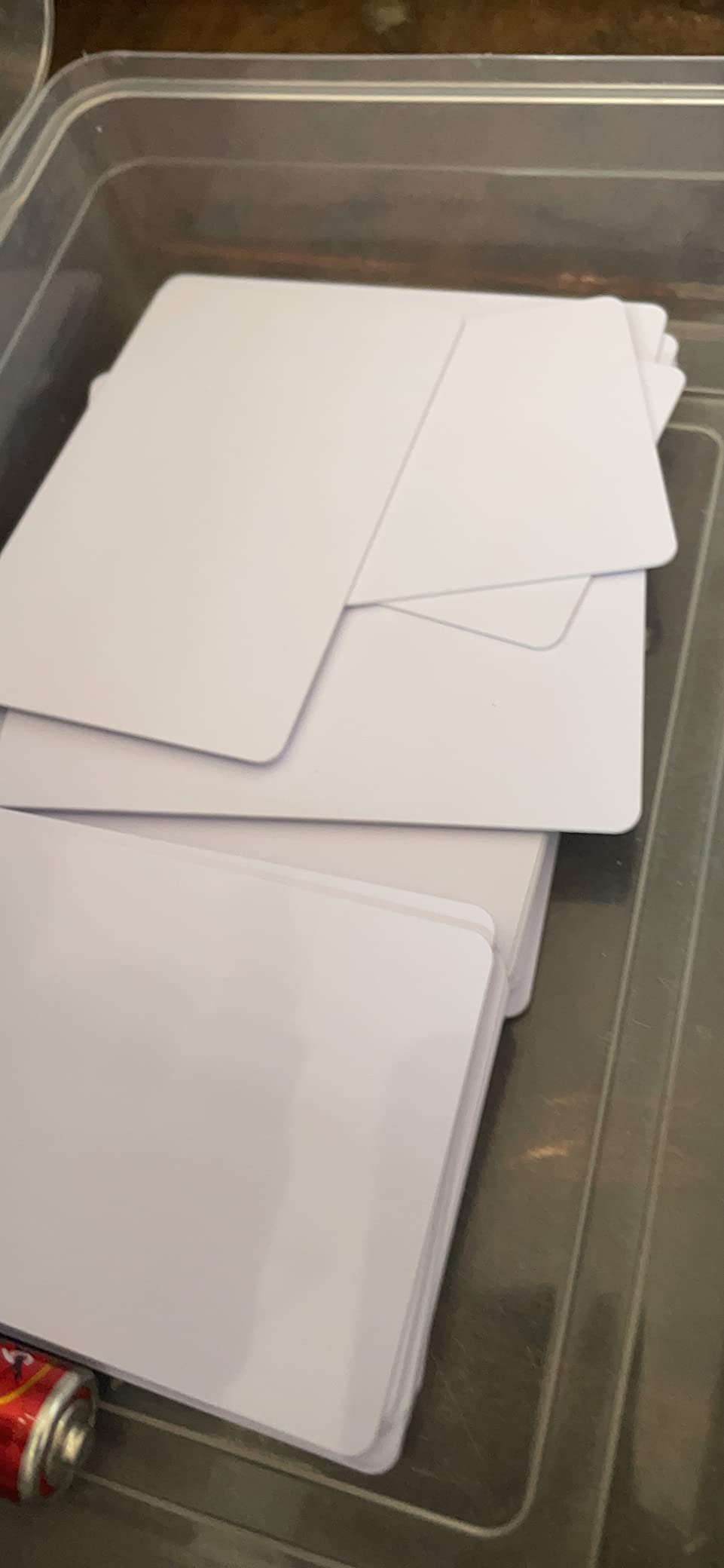 Vnex Plain White PVC Id Cards for Inkjet Printers - Set of 230 Single ...