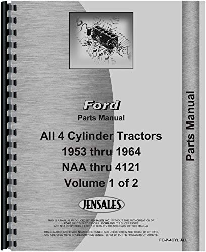 Ford 4140 Industrial Tractor Parts Manual (1962-1964) (4 Cyl) : Amazon ...