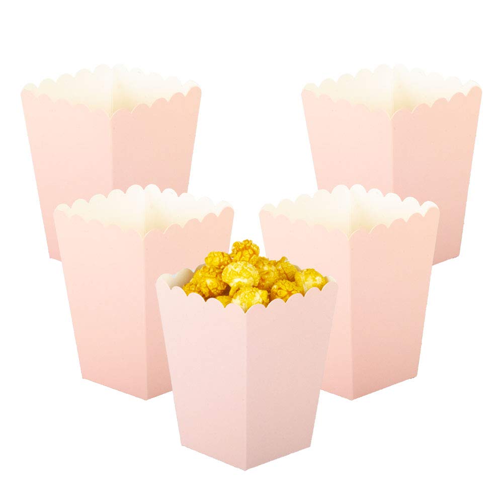 Amazon.com: YESON Pink Popcorn Boxes Mini Paper Popcorn Box for Party ...