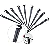 Amazon.com : Elcoho 200 Pack Irrigation Drip Support Stakes 1/4 Inch ...