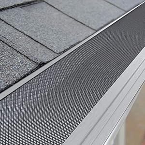 Daisypower Gutter Guards,Stainless Steel DIY Leaf Protection,Micro-Mesh ...