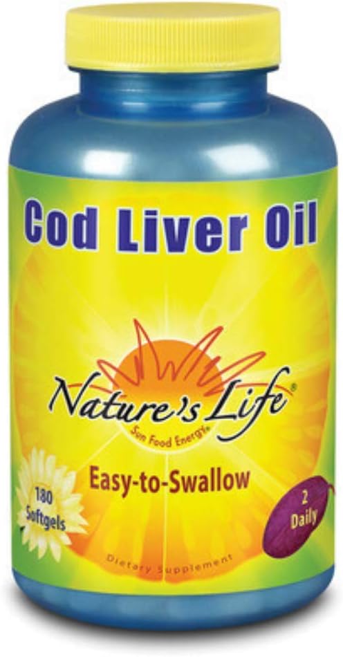 Amazon.com: Nature's Life Cod Liver Oil Concentrate | 180 ct : Health ...