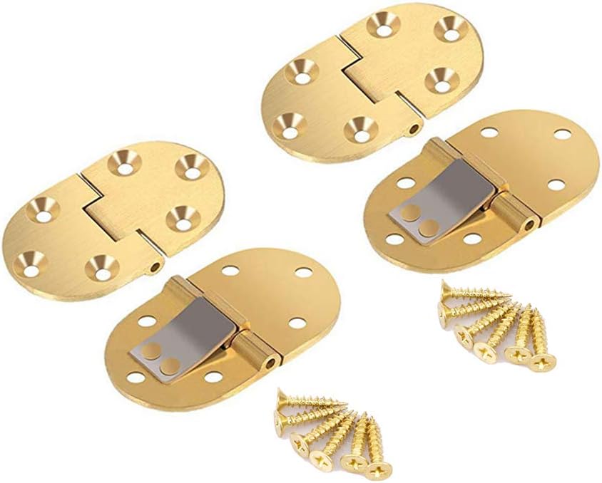 Solid Brass Butler Tray Hinge Folding Tables Hinges with Screws for ...