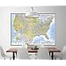 Close Up XXL USA Map Premium Poster - Giant America Map with All States ...