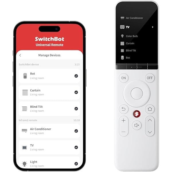 SwitchBot Multi-Use Smart Universal Remote Control with Customized App ...
