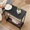 Amazon.com: Small Side Table for Small Spaces - Slim End Table with ...