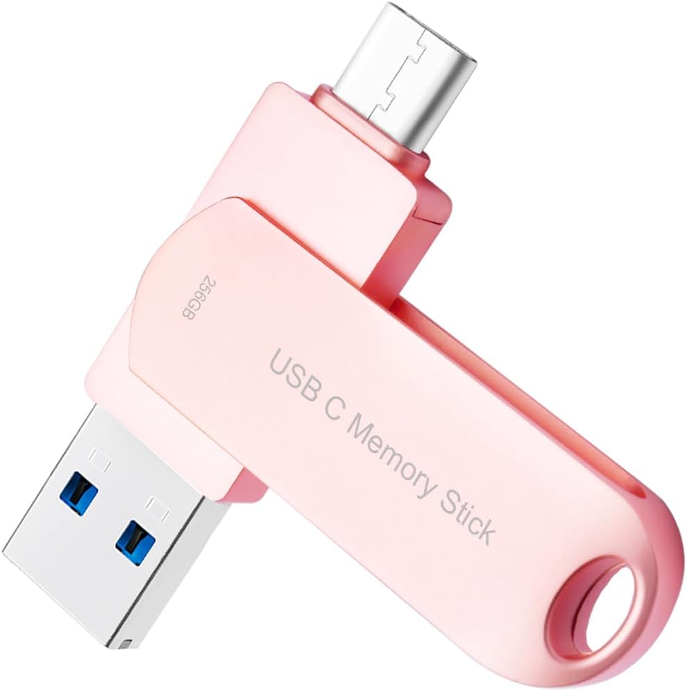 Amazon.com: Flash Drive for iPhone 256GB, 4 in 1 USB Type C Memory ...